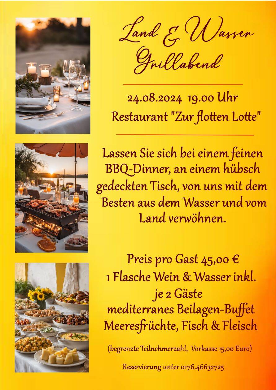 Speisekarte von Restaurant "Zur flotten Lotte", Kamern