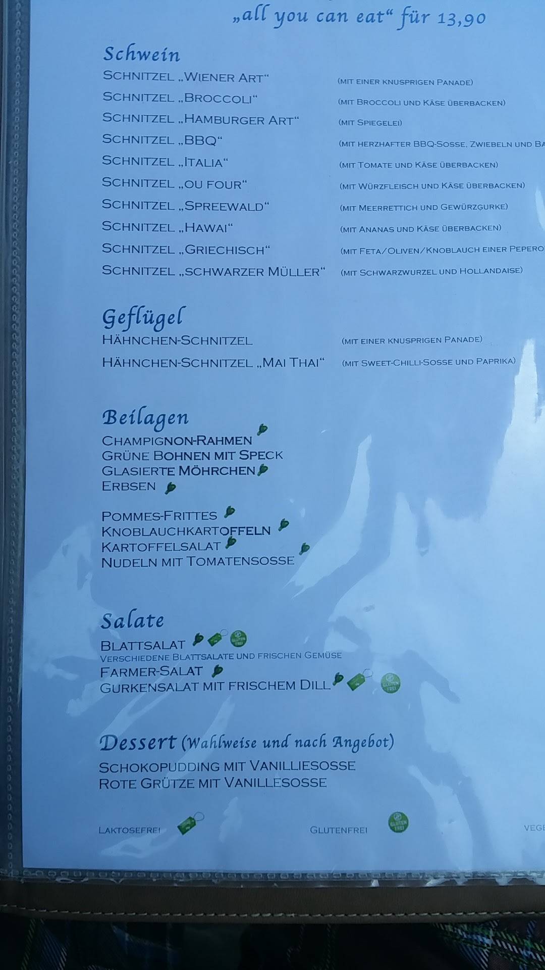 Speisekarte von grill&chill Pyramide restaurant, Lohsa