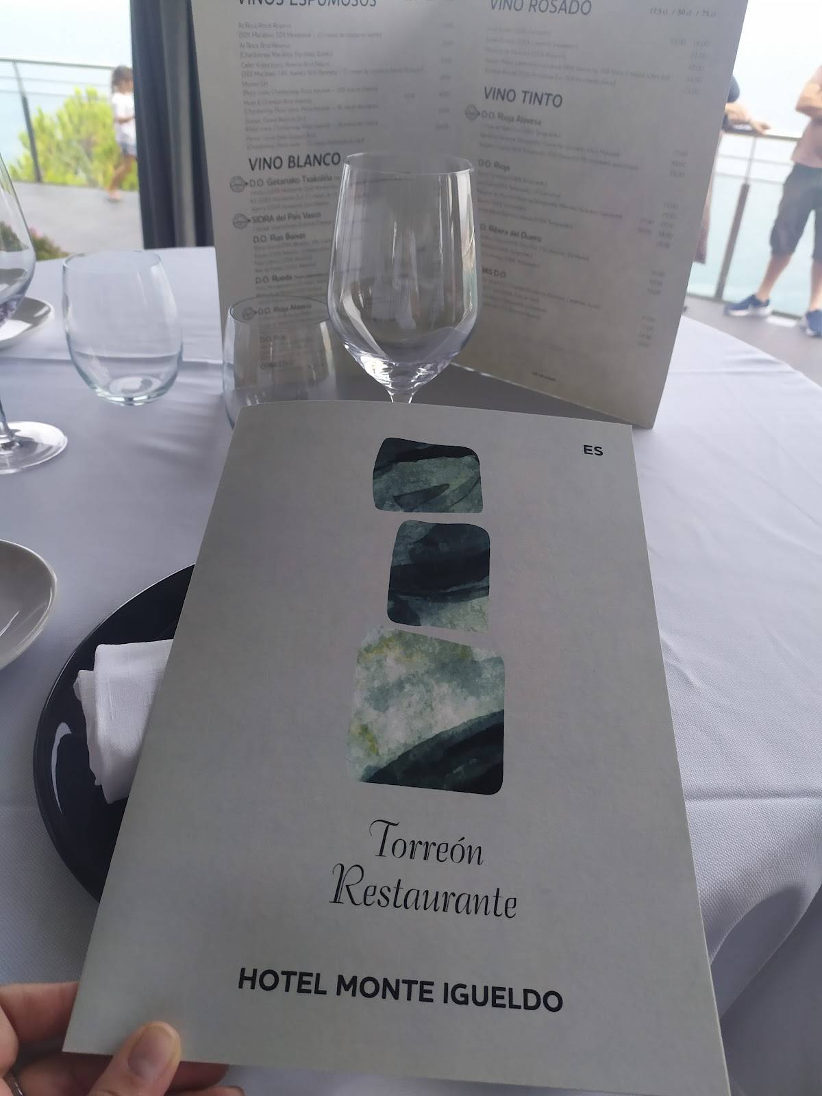 Menu at Restaurante El Torreón - Hotel Mercure Monte Igueldo, San Sebastián