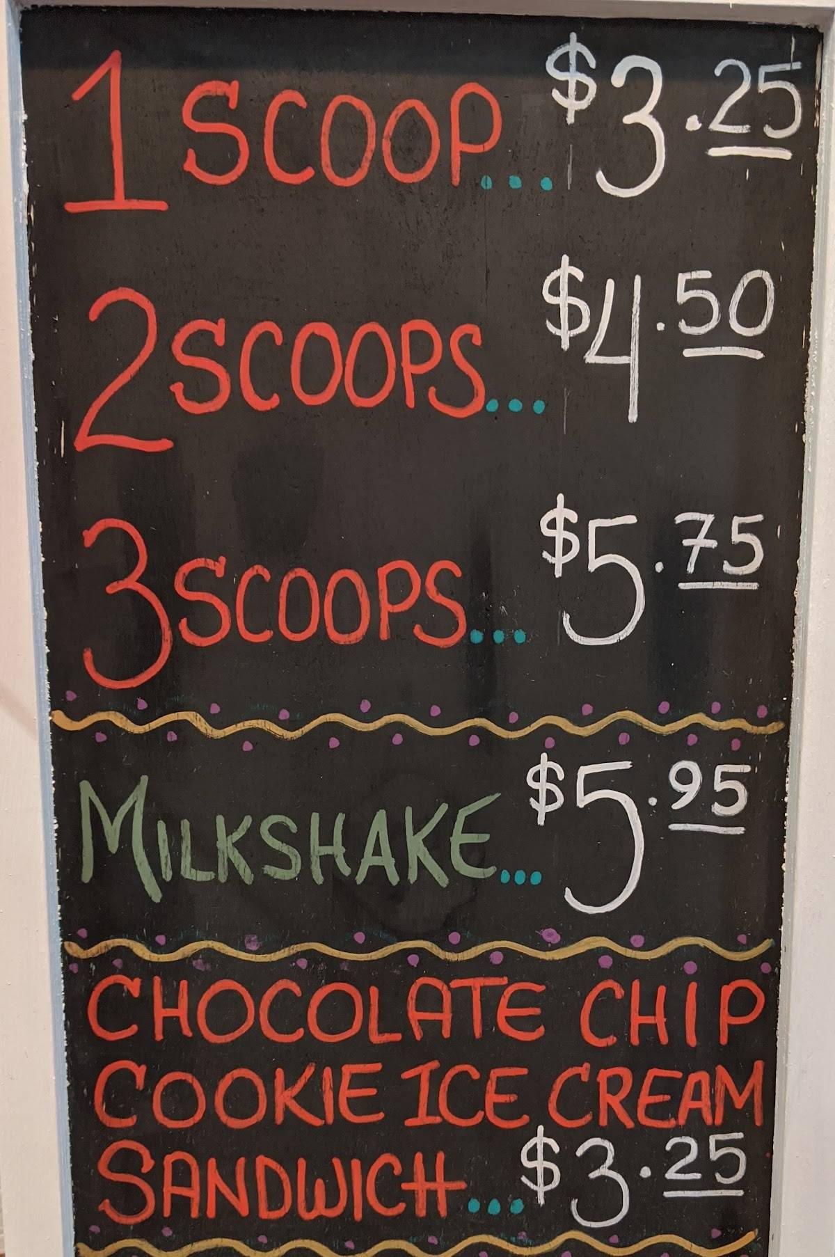 Menu at Riverton General Store restaurant, Barkhamsted