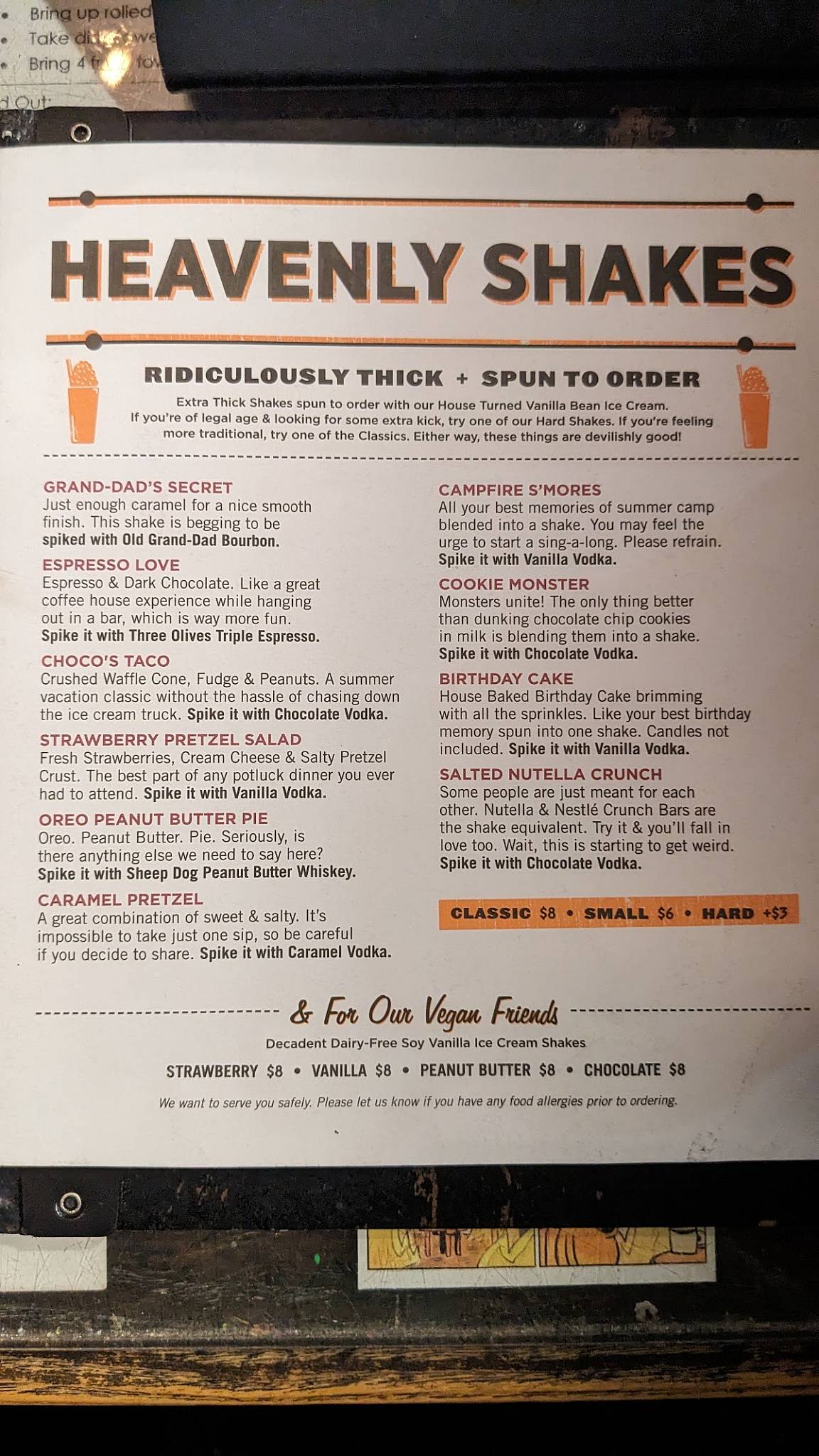 Menu at Burgatory pub & bar, Robinson Township