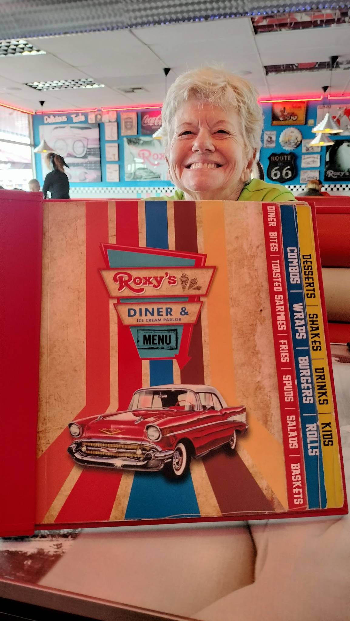 Menu at Roxy's Diner & Ice Cream Parlour restaurant, Welkom