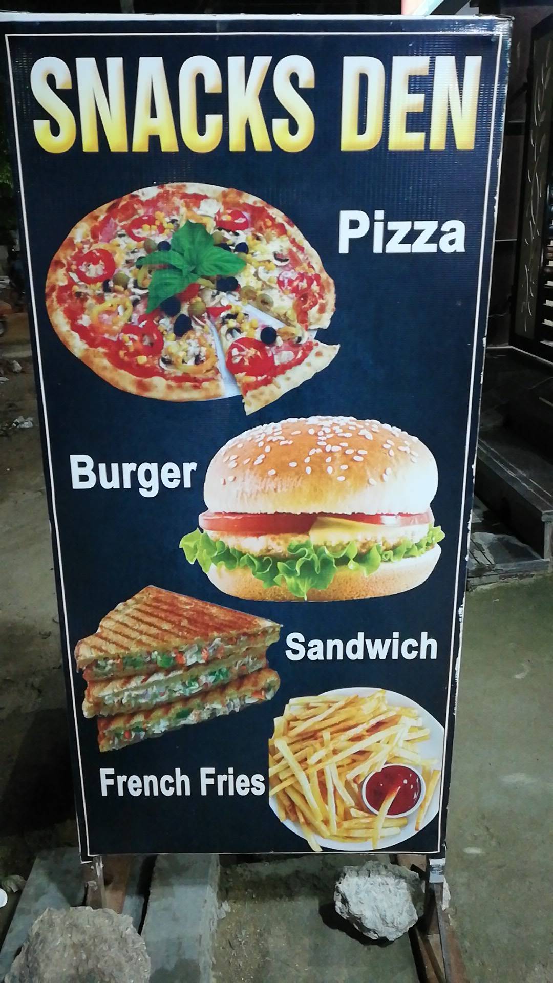 Menu at SNACKS DEN, Hyderabad