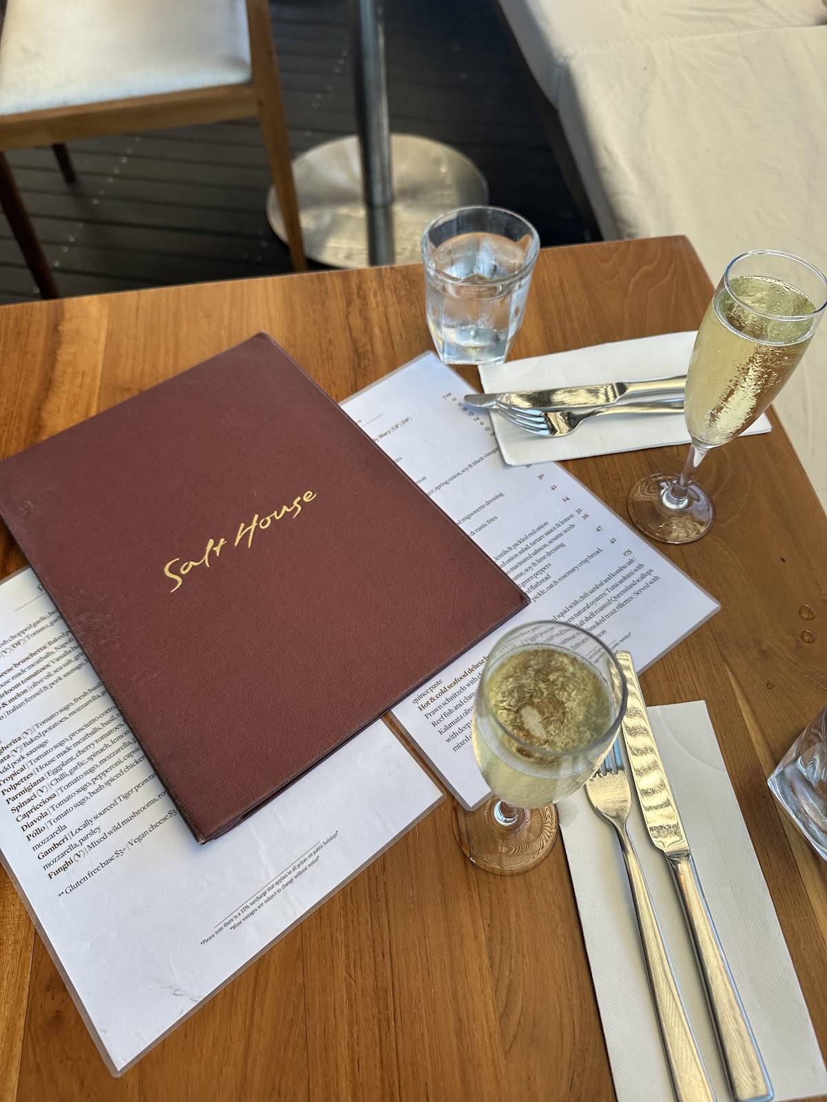 Menu at Salt House pub & bar, Cairns, Marina Point