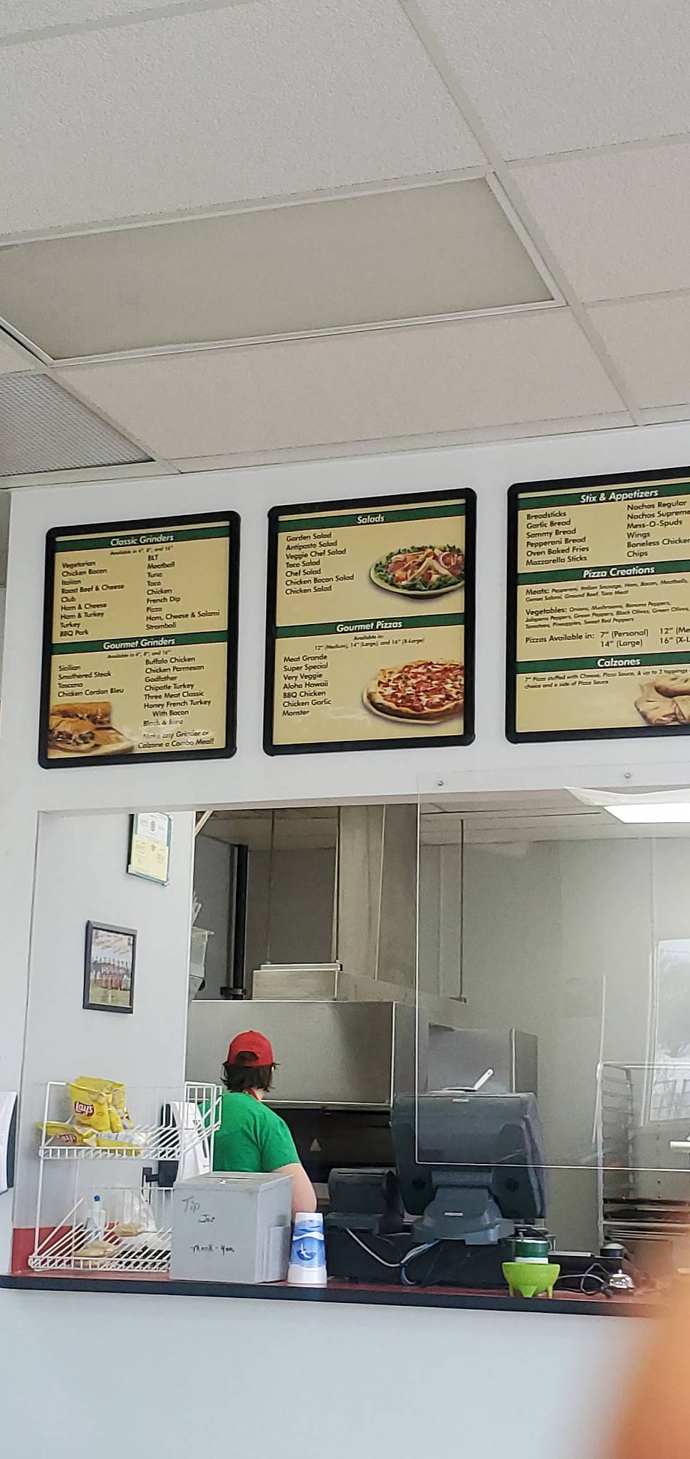 Menu at Samuel Mancino's Italian restaurant, Gobles