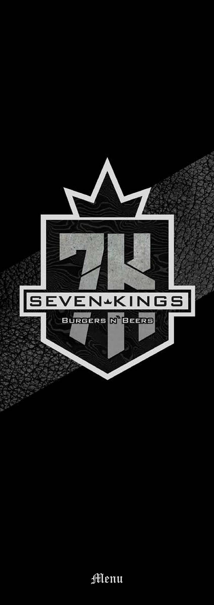 Menu at Seven Kings Burgers N'Beers restaurant, Santos