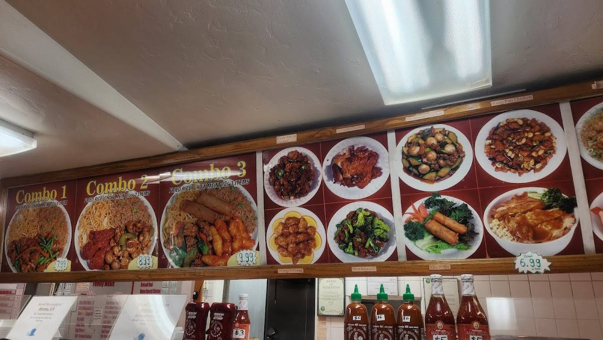 Menu at Shanghai Fast Food, Lake Elsinore