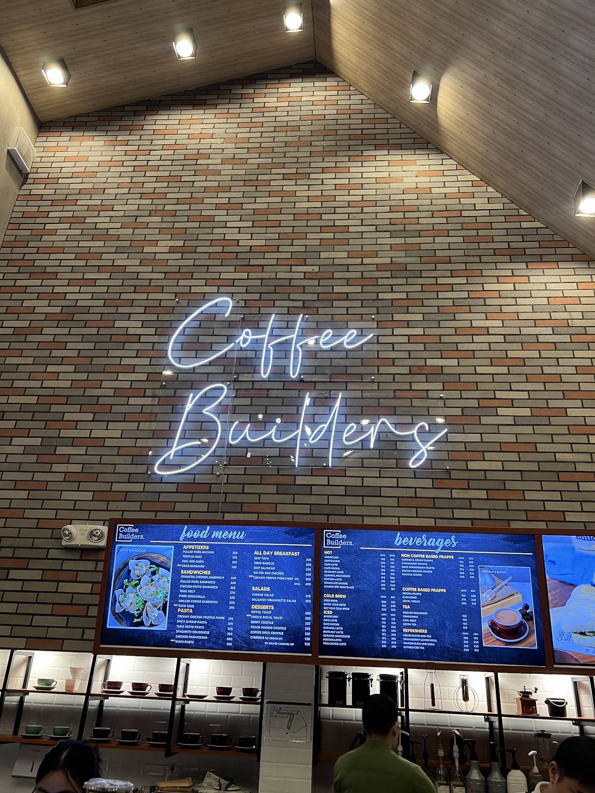Menu at Coffee Builders restaurant, Silang