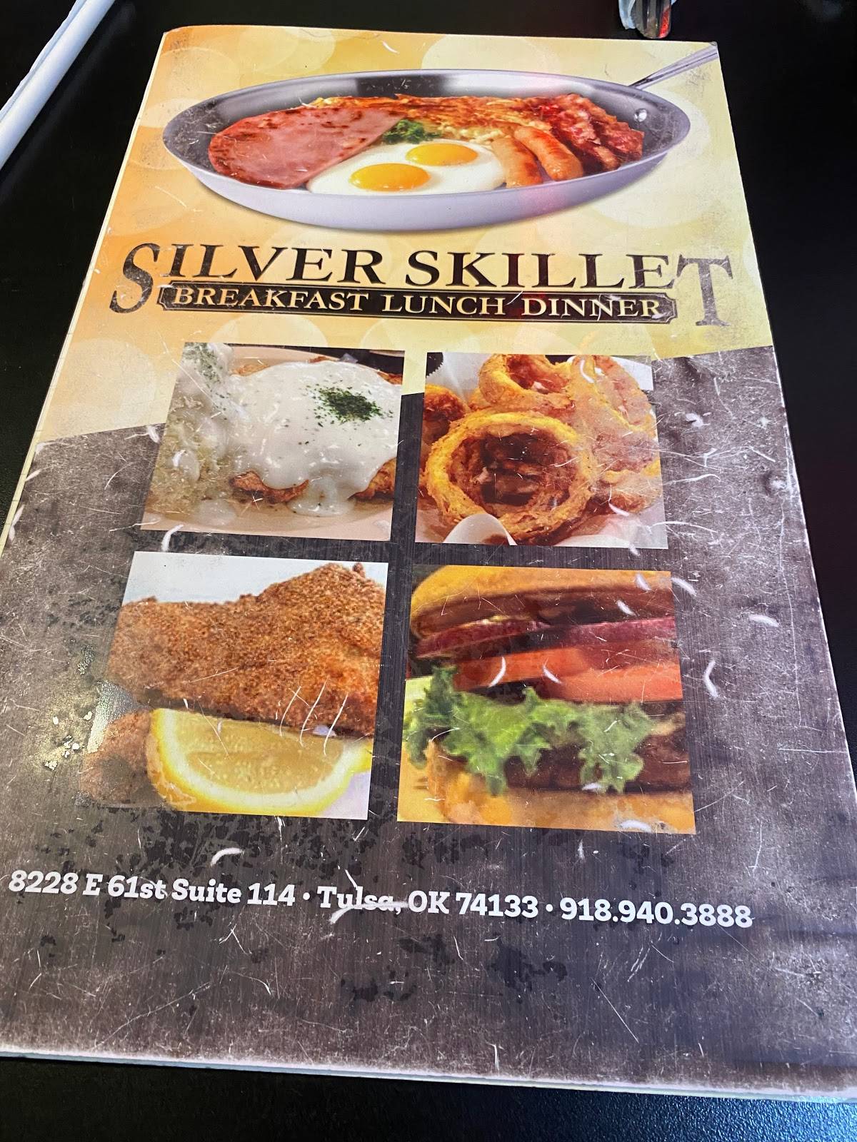 Menu at Silver Skillet Family Diner restaurant, Tulsa