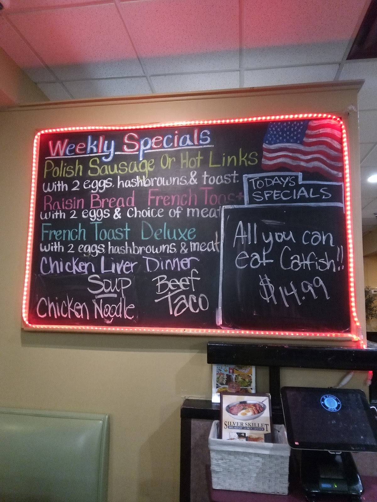 Menu at Silver Skillet Family Diner restaurant, Tulsa
