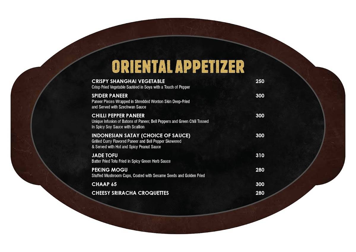 Menu at Sizzling Shihai, Ahmedabad, Sizzling Shihai