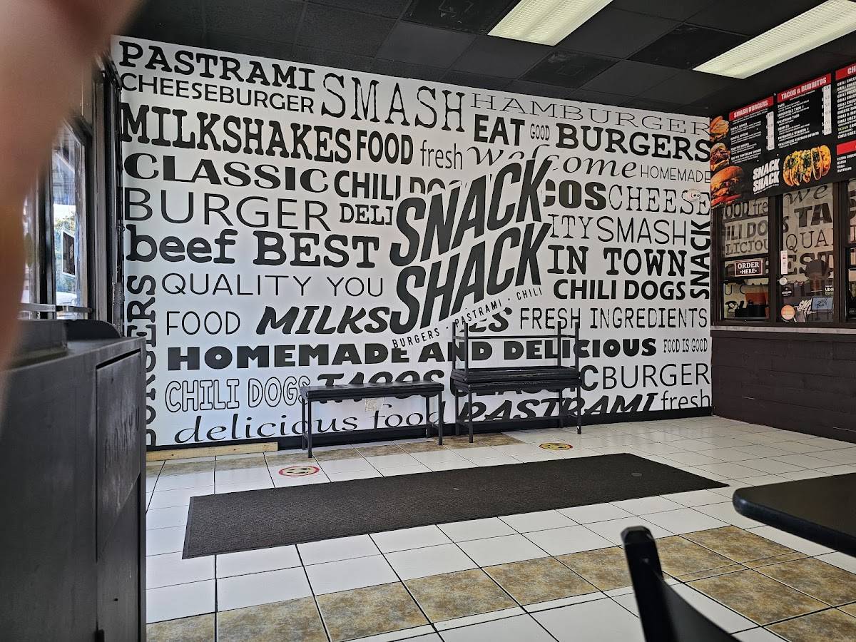 Menu at Snack Shack restaurant, Gardena