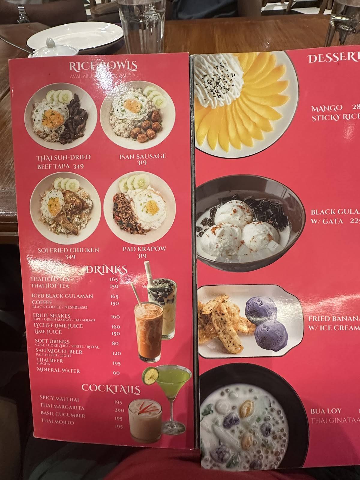 Menu at Soi Chicken - Ayala Malls Manila Bay restaurant, Parañaque