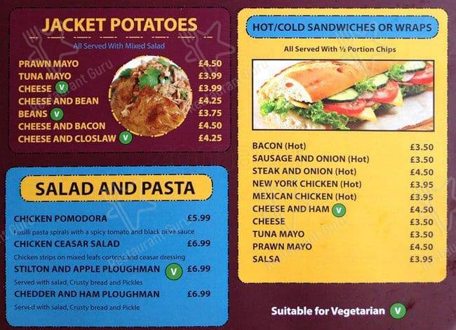 Menu at Spotted Dog pub & bar, Barking, 15a Longbridge Rd