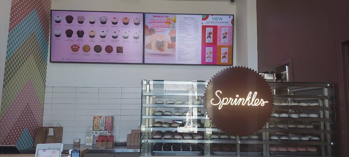 Menu at Sprinkles Manhattan Beach desserts, Manhattan Beach