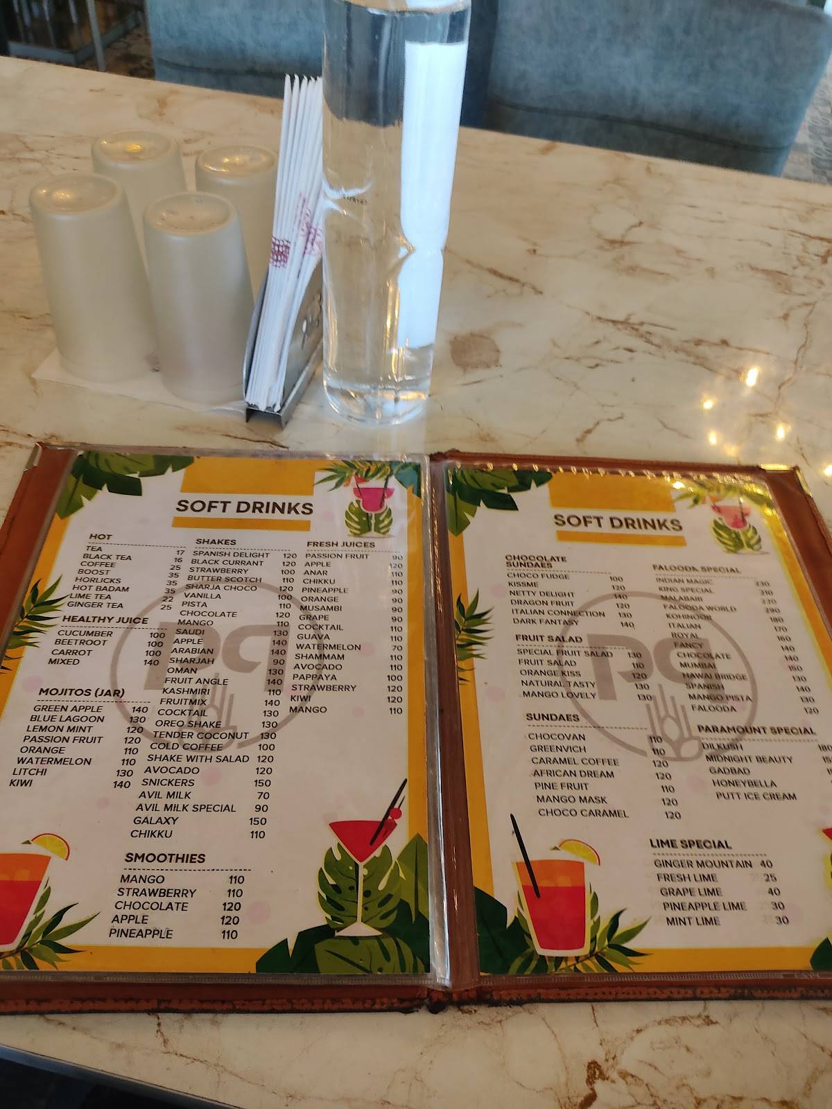 Menu at Paramount Bakes and Restaurant, Sreekrishnapuram