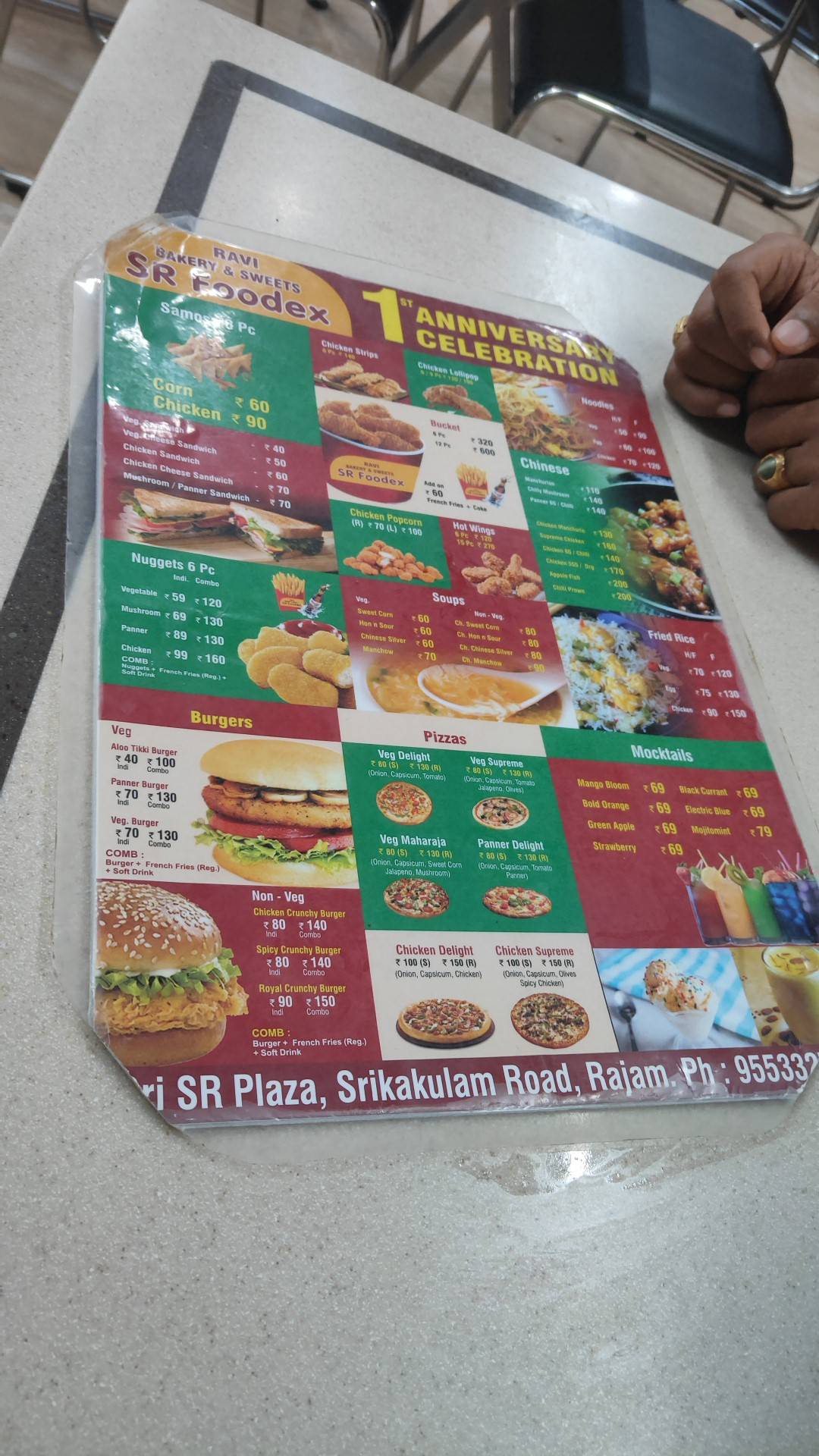 Menu at Sri SR Food Court, Razam