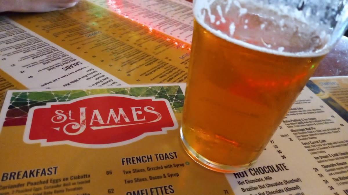 Menu at St James Restaurant, Walmer, Port Elizabeth