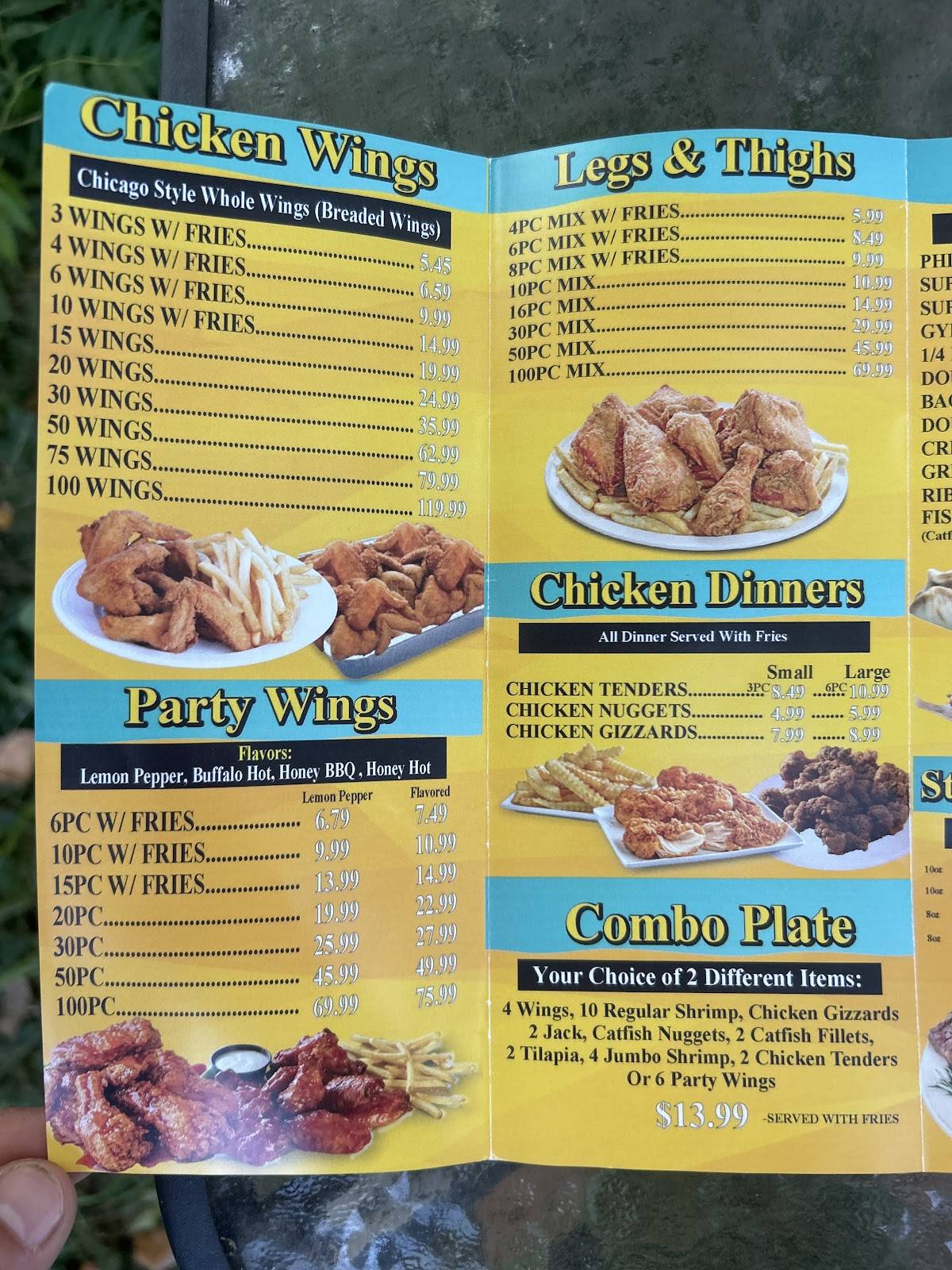 Menu at St. Louis Fish & Chicken Grill -FERGUSON fast food, Ferguson ...
