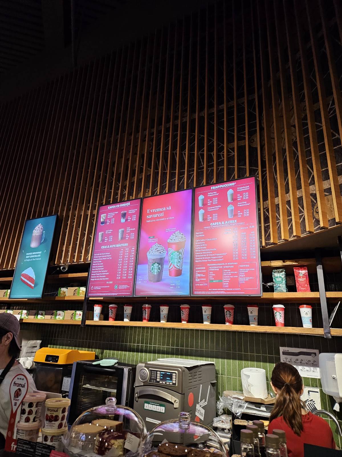 Menu at Starbucks Iulius Mall, Cluj-Napoca, Strada Alexandru Vaida ...