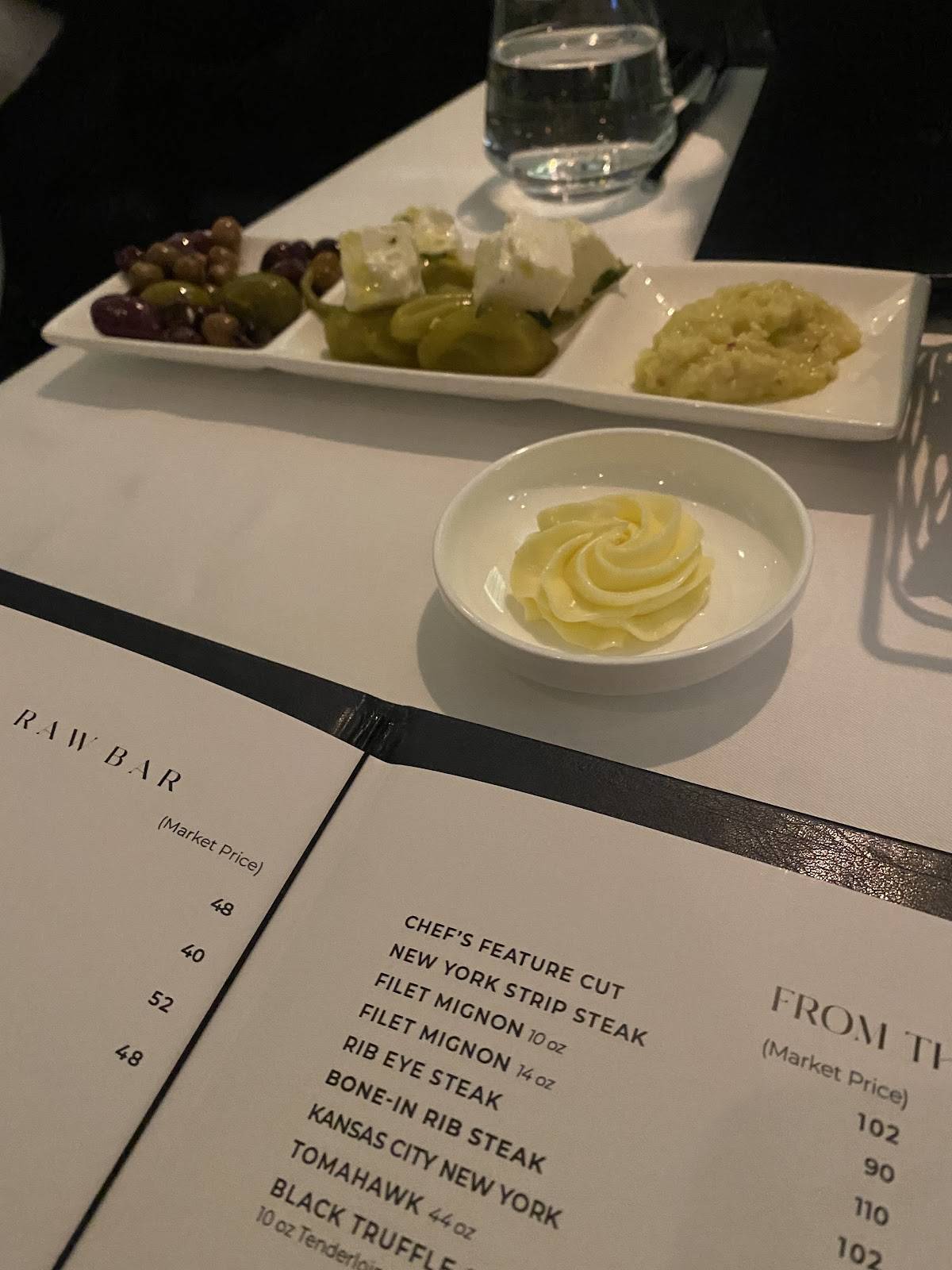 Menu at Harbour 60 Toronto steakhouse, Toronto