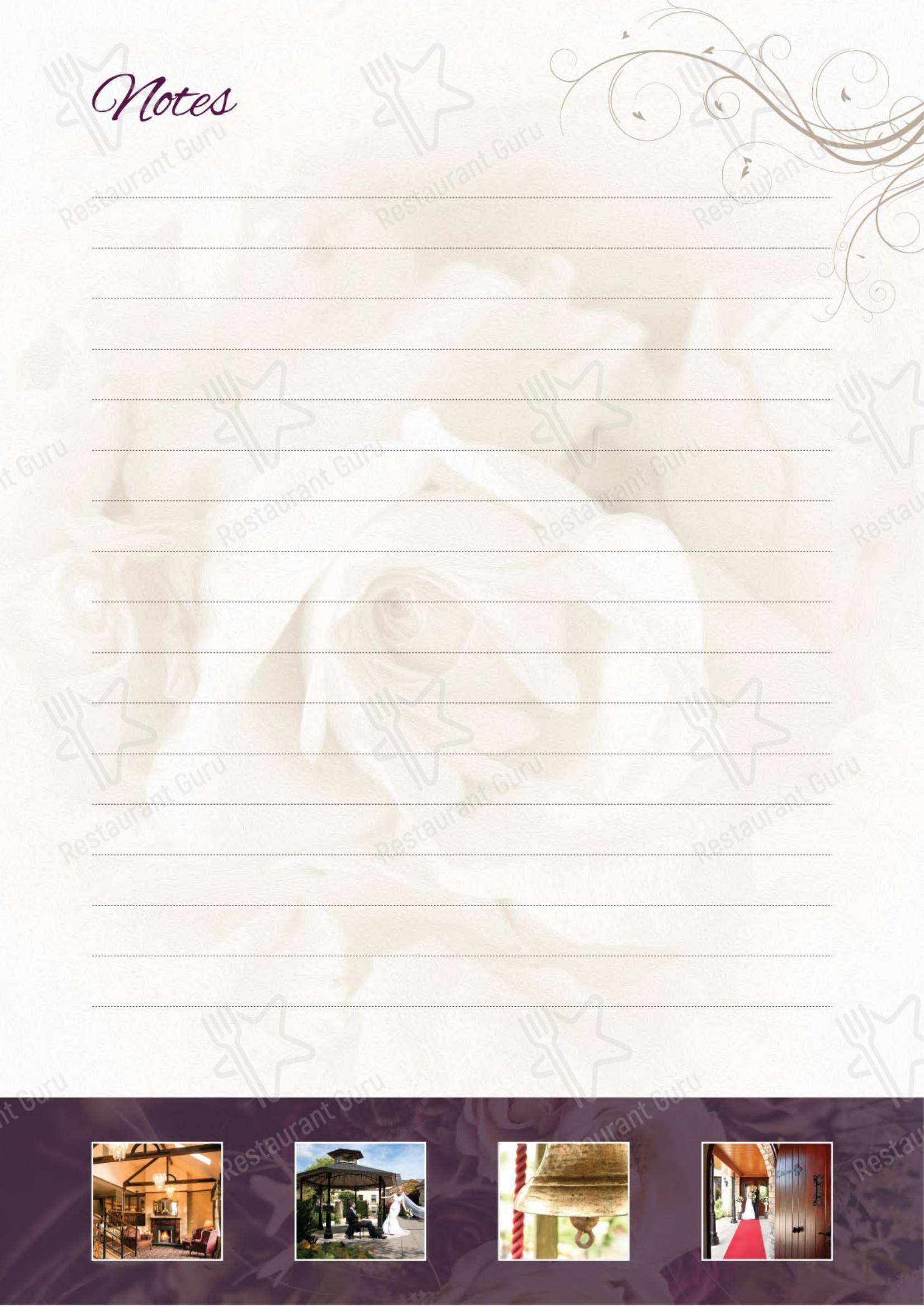 Menu at Kee's Hotel Restaurant, Stranorlar