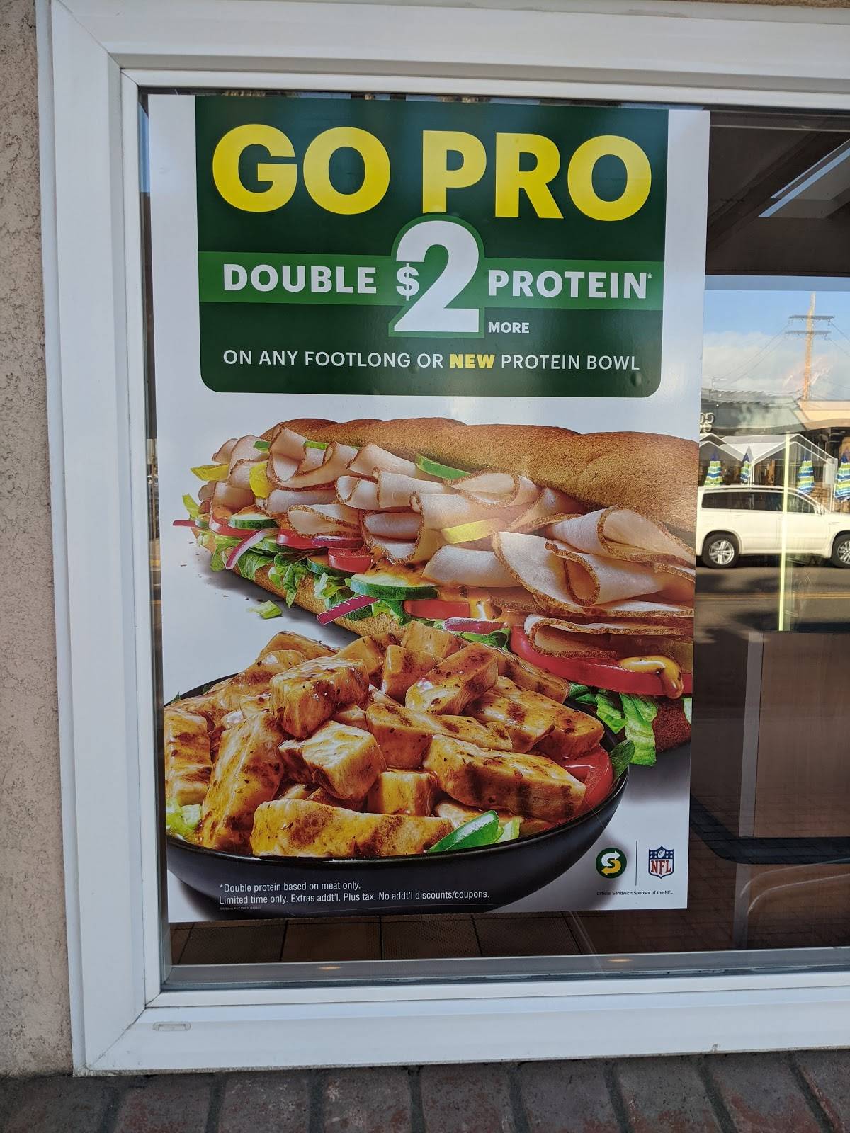 Menu at Subway fast food, Imperial Beach, 876 Seacoast Dr