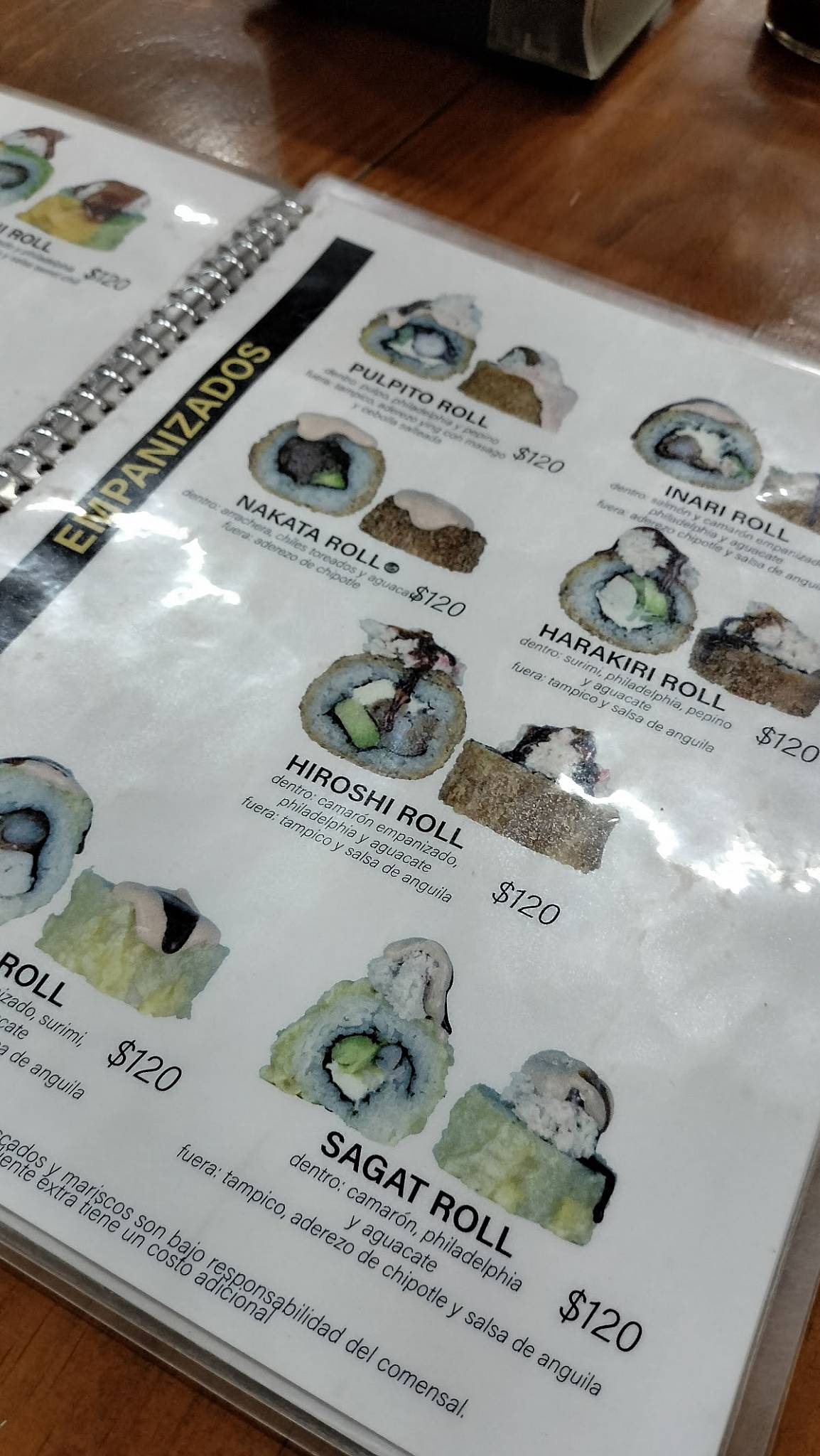 Carta del restaurante INARI SUSHI CENTRO, San Luis Potosi, Av ...