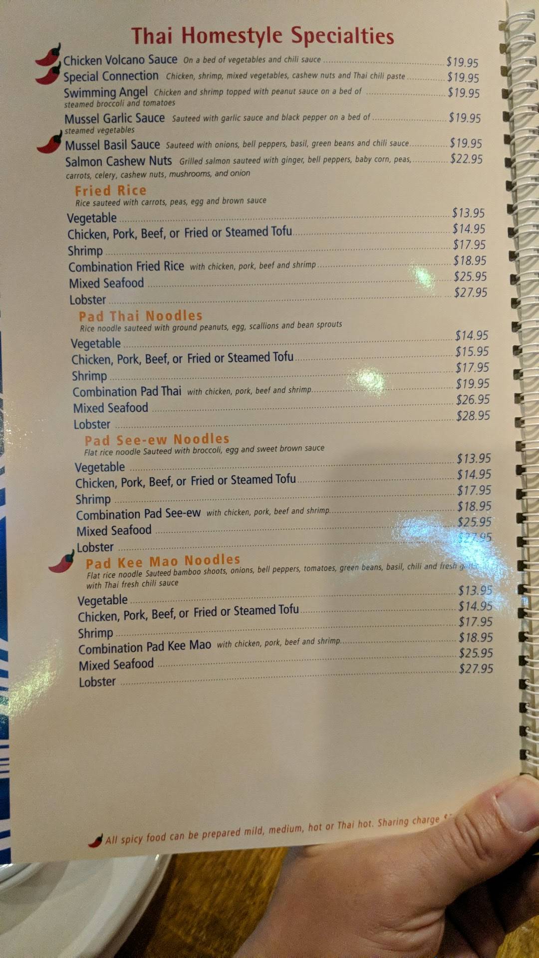 Menu at Sushi Thai Too restaurant, Bonita Springs