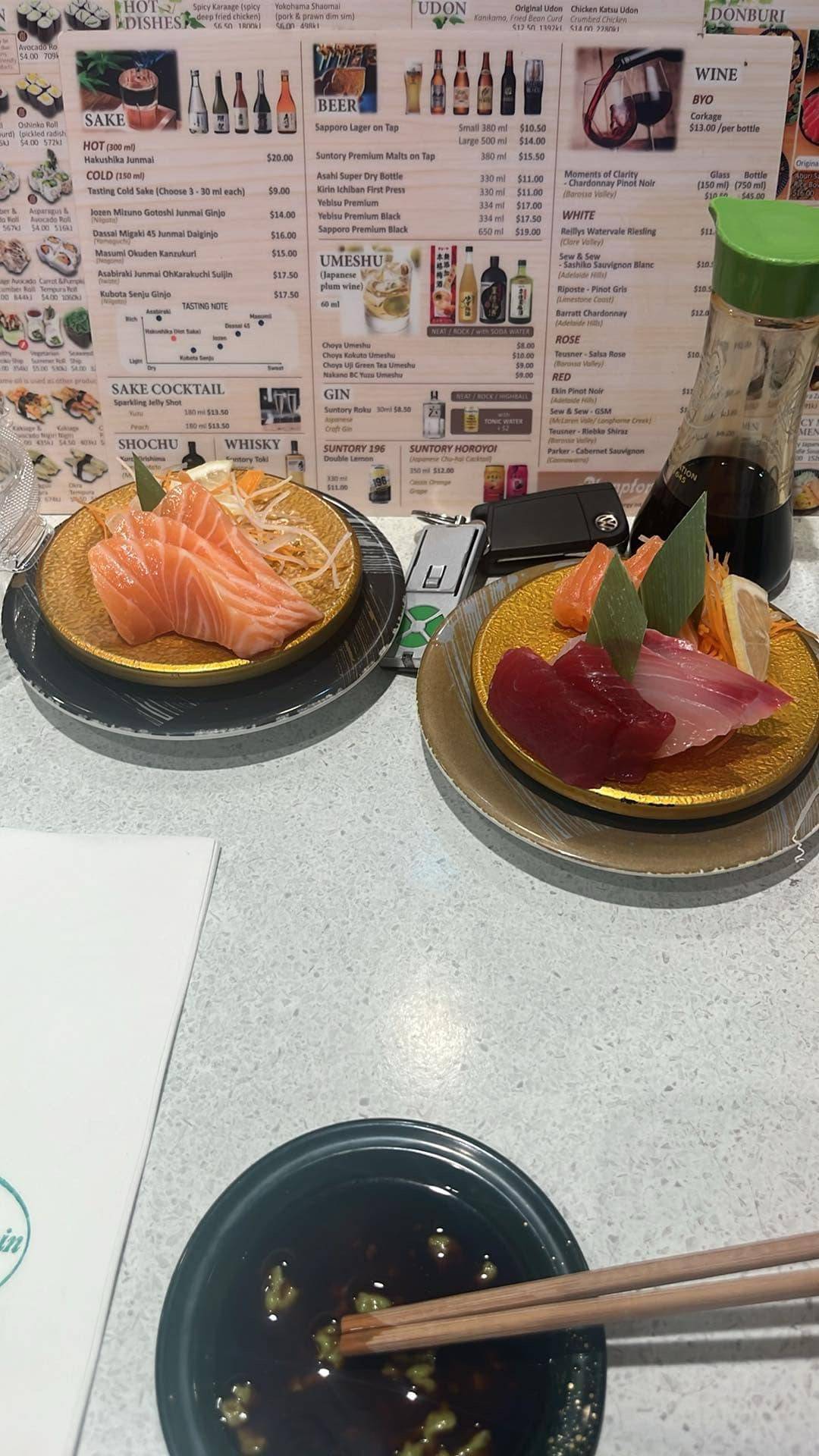 Menu at Sushi Train Plympton restaurant, Plympton, 300B Anzac Hwy
