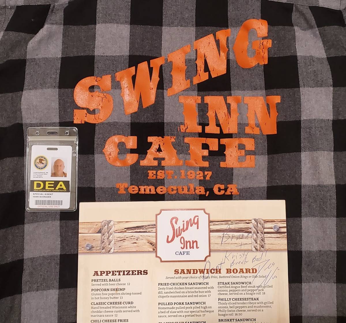 Menu at Swing Inn Cafe & BBQ, Temecula