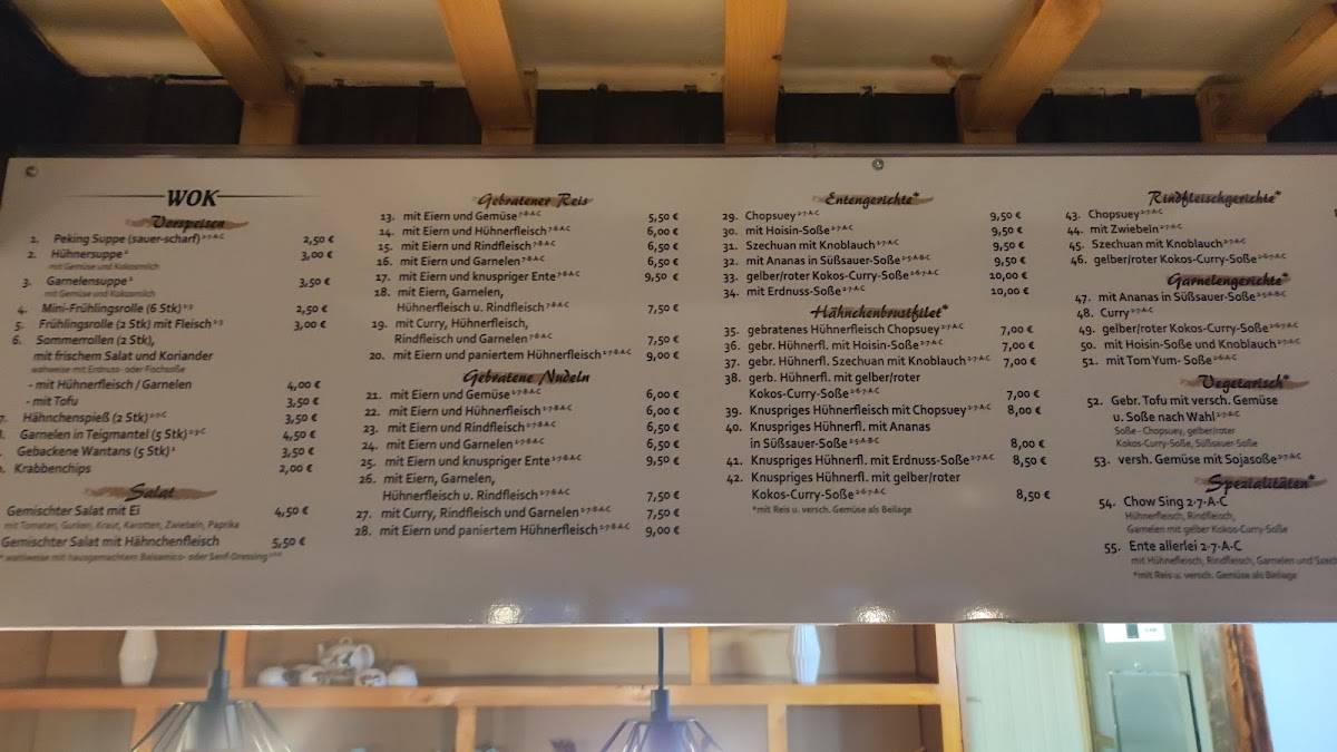 Speisekarte von TAN Imbiss - Wok & Sushi restaurant, Lauda-Königshofen