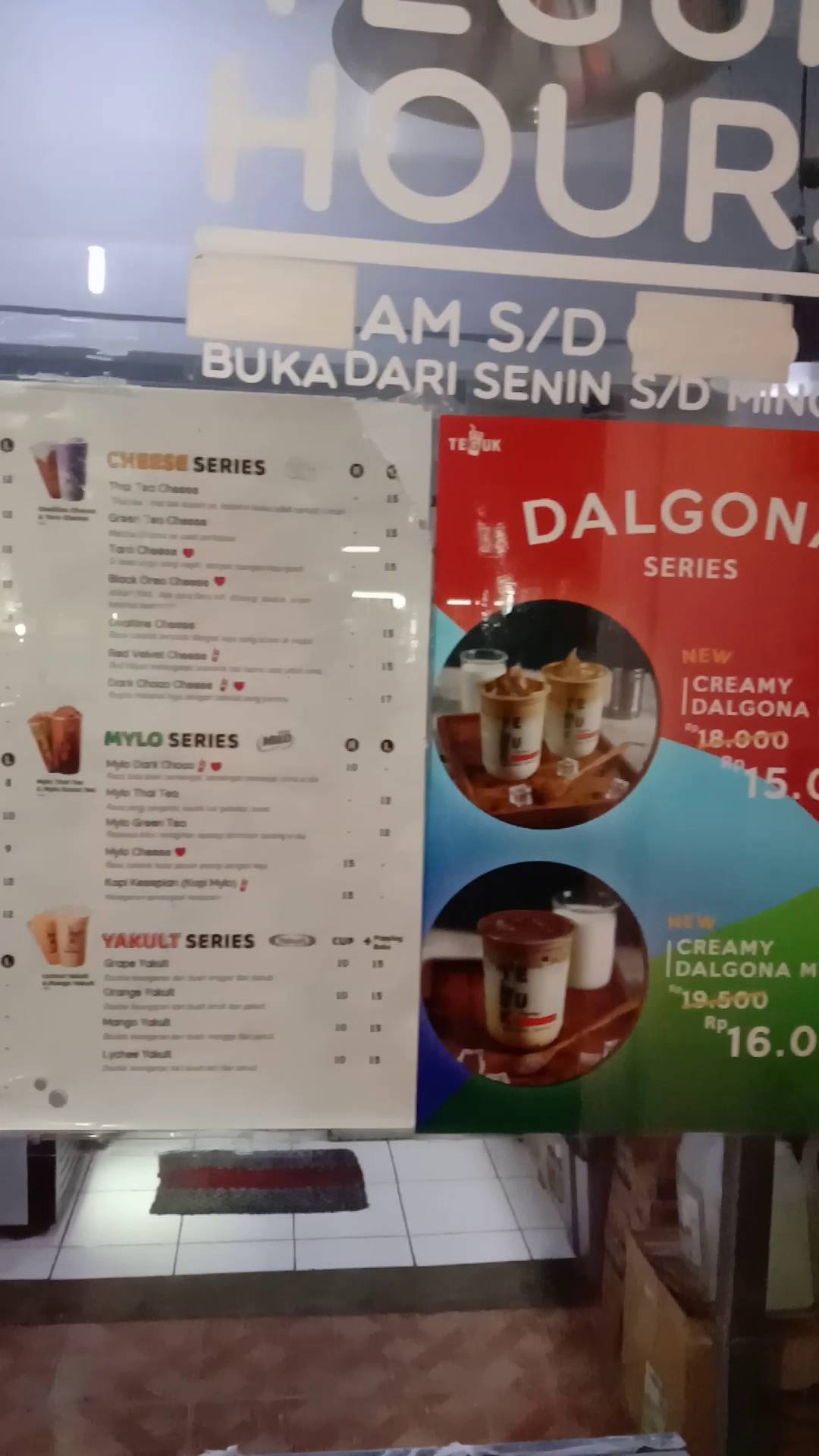 Menu at TEGUK - Indrayasa cafe, Bandung