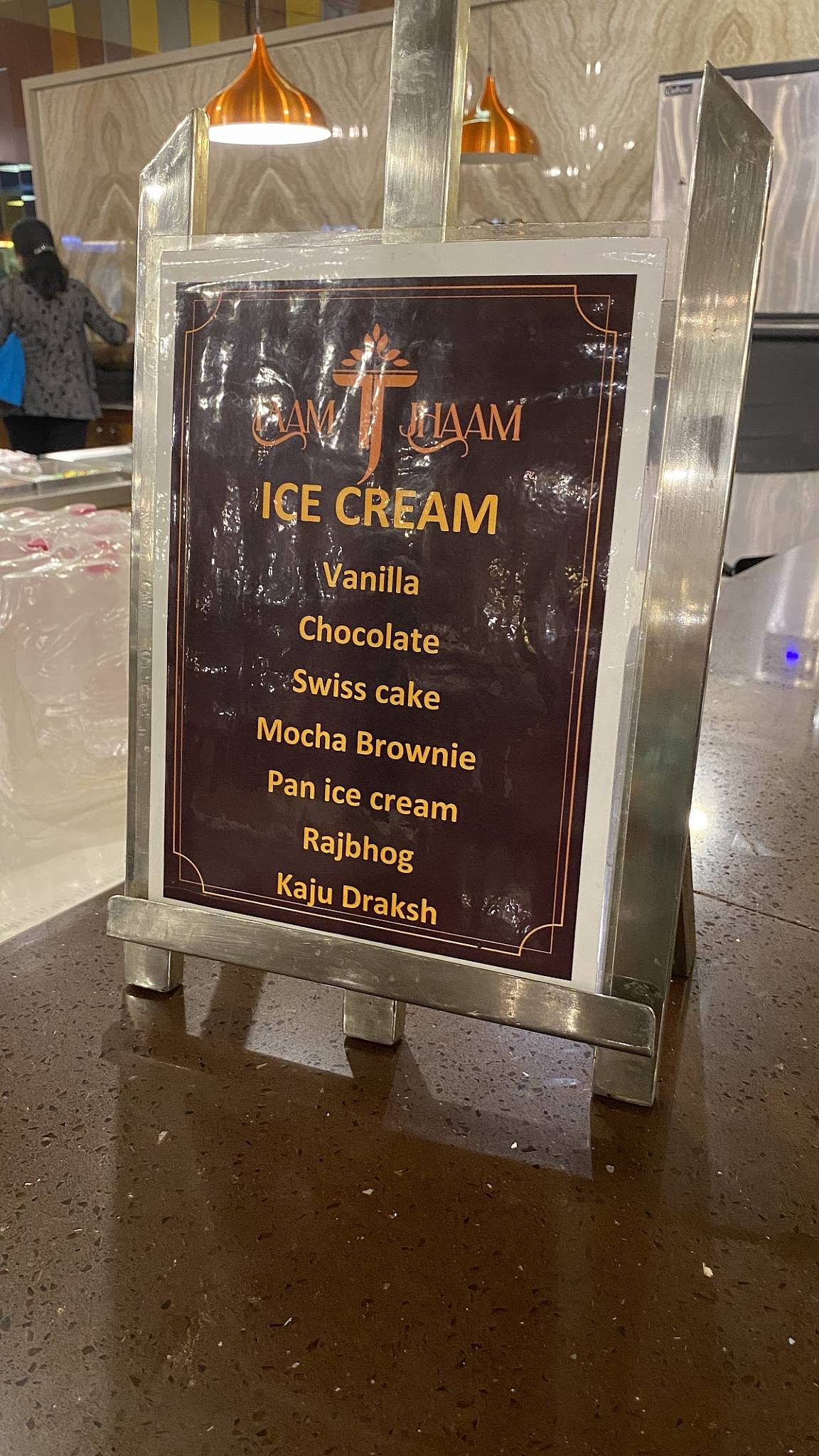 Menu at Taam Jhaam, Sindhu Bhavan Road, Ahmedabad, Ahmedabad