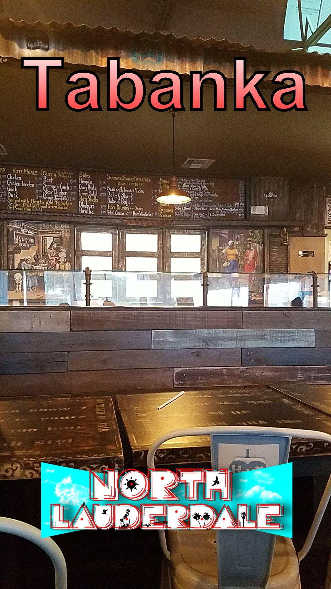 Menu at Tabanka restaurant, North Lauderdale