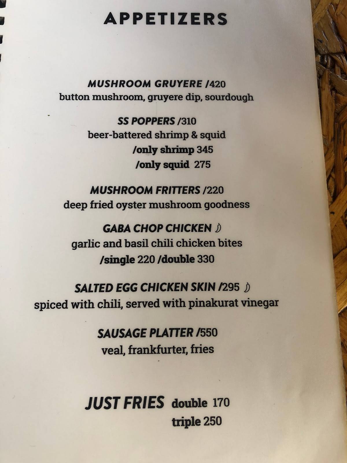 Menu at The Fat Seed Cafe + Roastery, Taguig