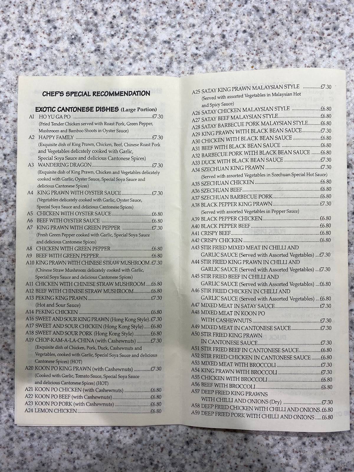 Menu at Taks House fast food, Leicester, 62B London Rd