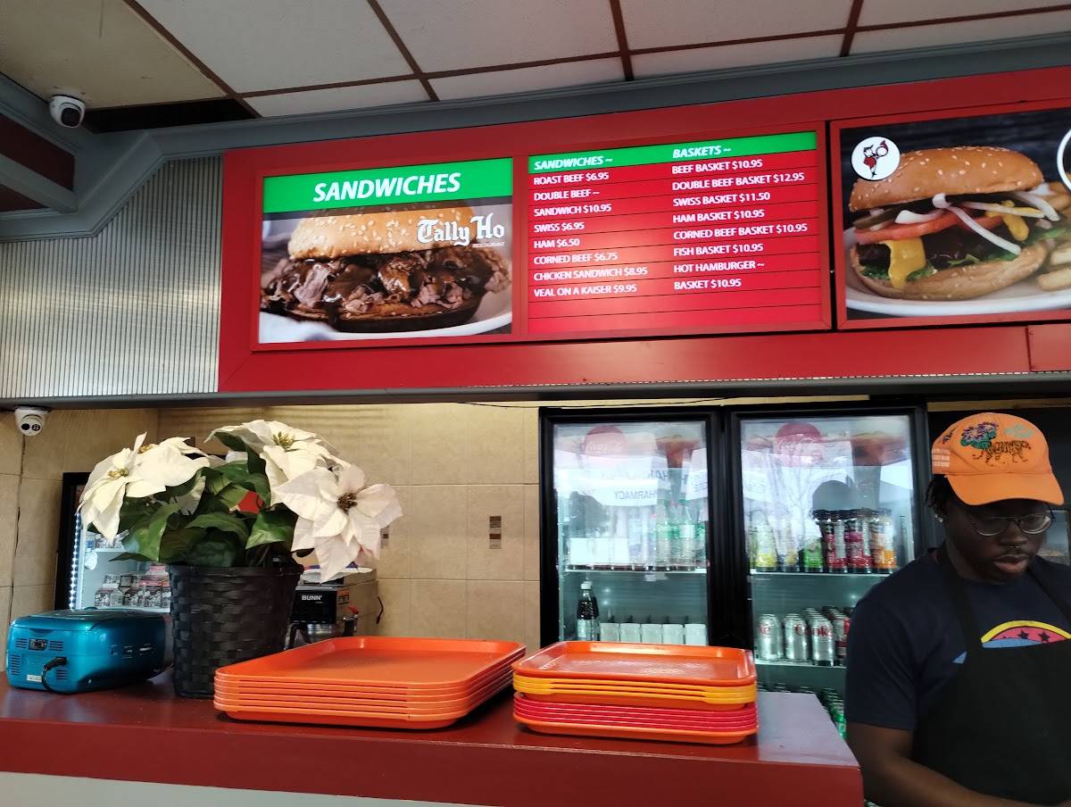 Menu at Tally Ho Restaurant, Hamilton