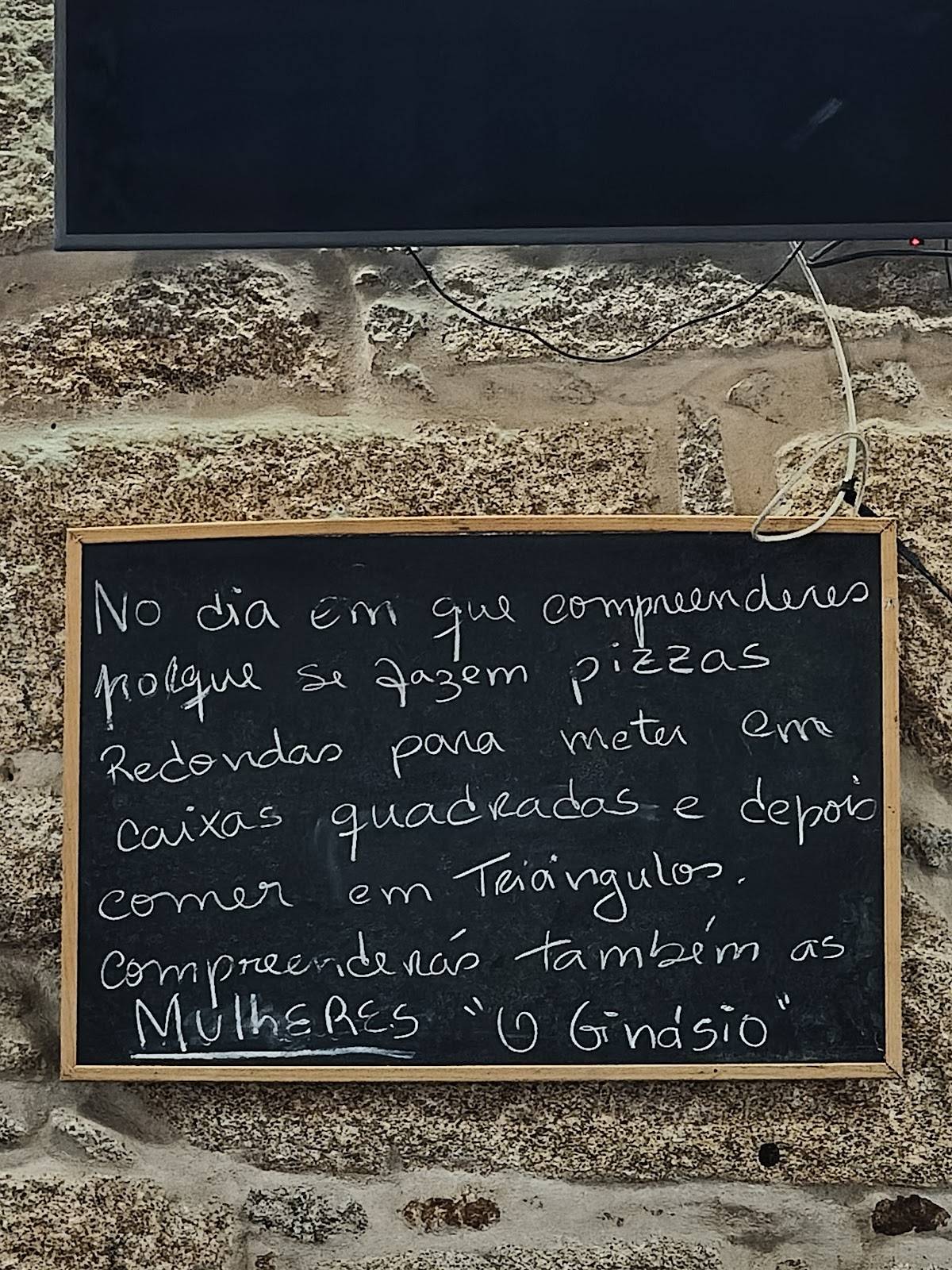 Menu em Tasca Ginásio restaurante, Reguenga