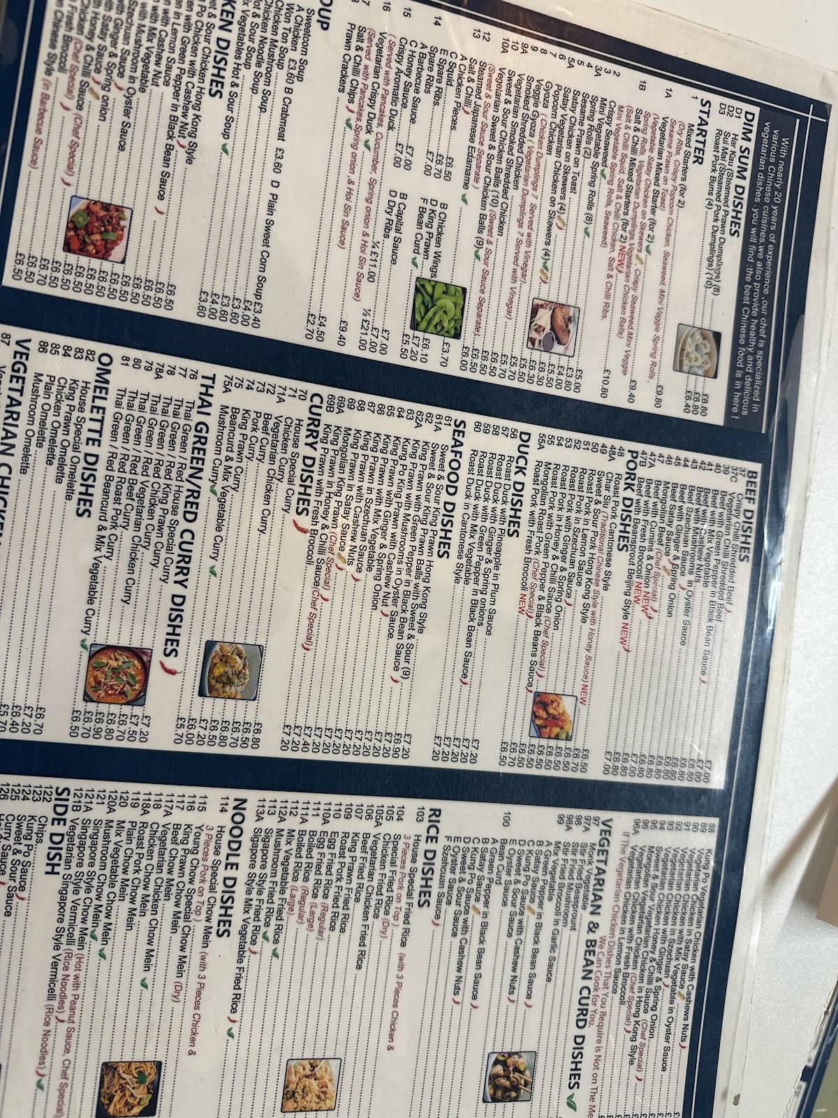 Menu at Tasty fast food, Brighton
