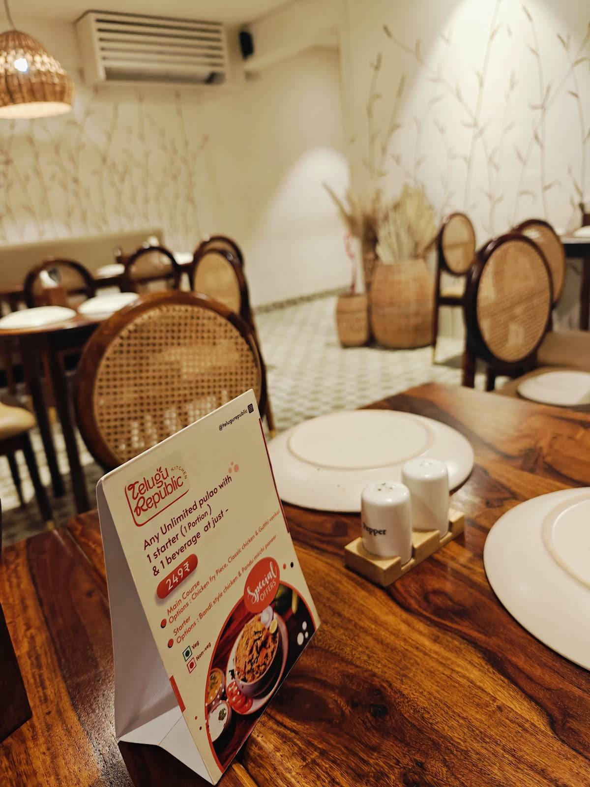 Menu at Telugu Republic Kitchen, Hyderabad