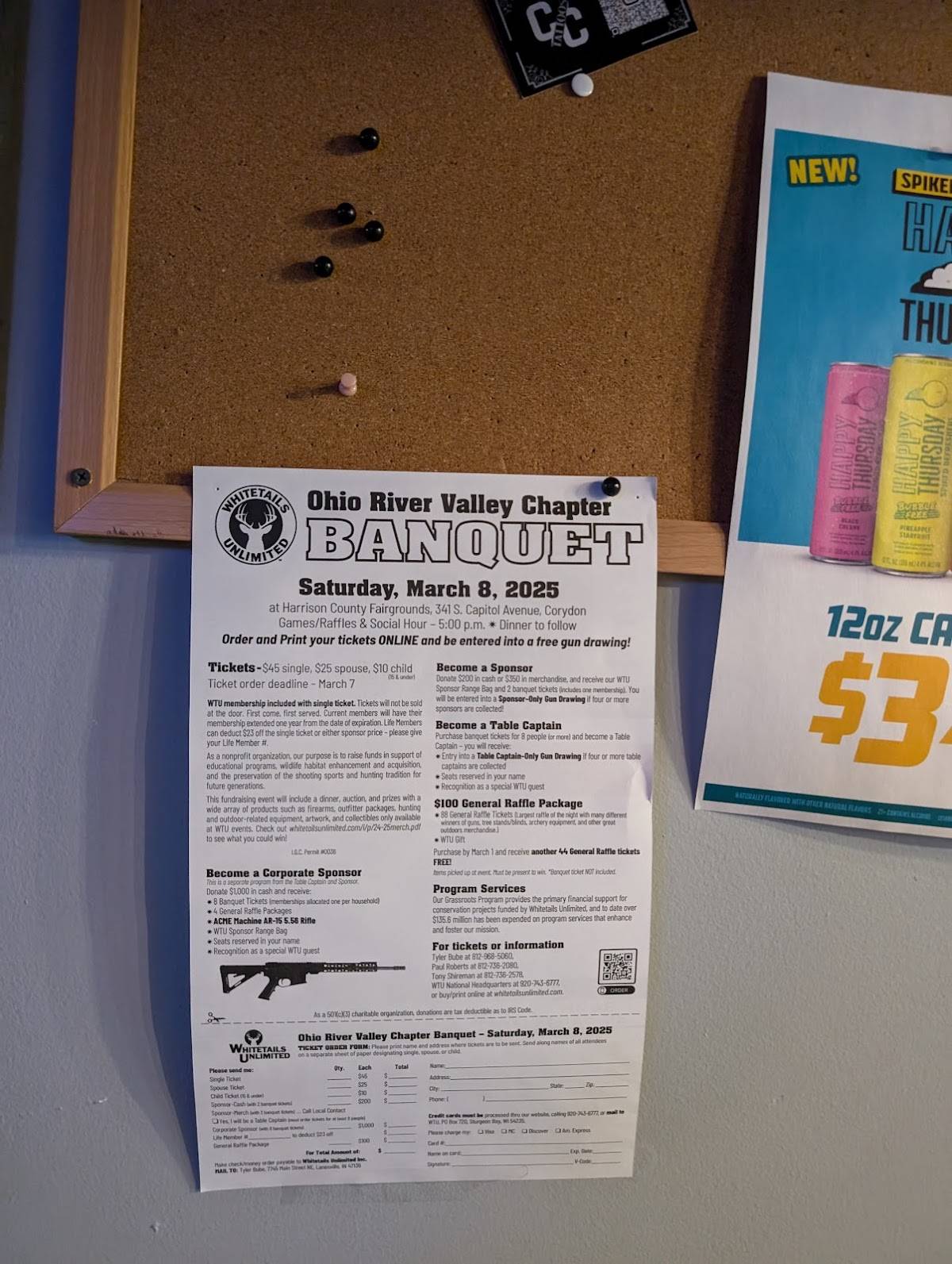 Menu at The Alibi pub & bar, Corydon, 115 E Poplar St