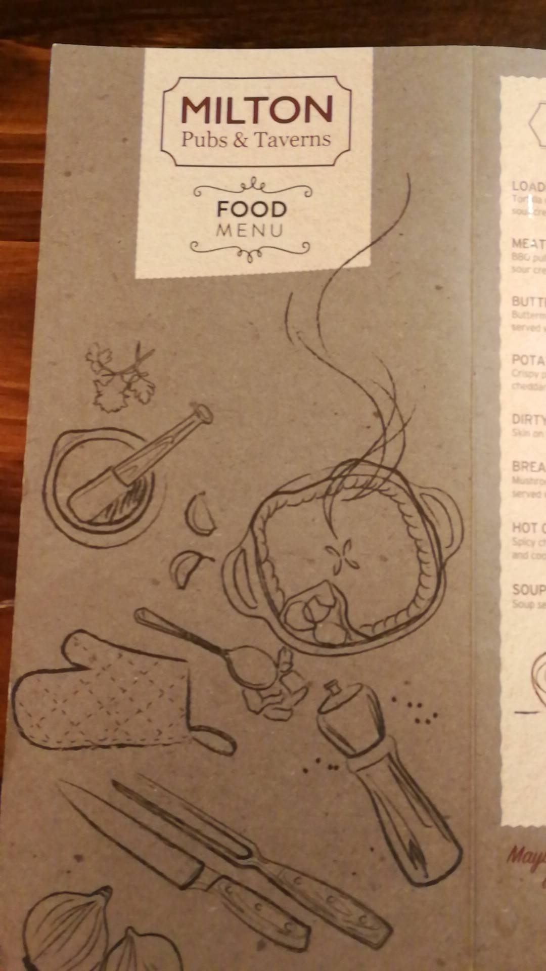 Menu at The Auction House pub & bar, Coventry