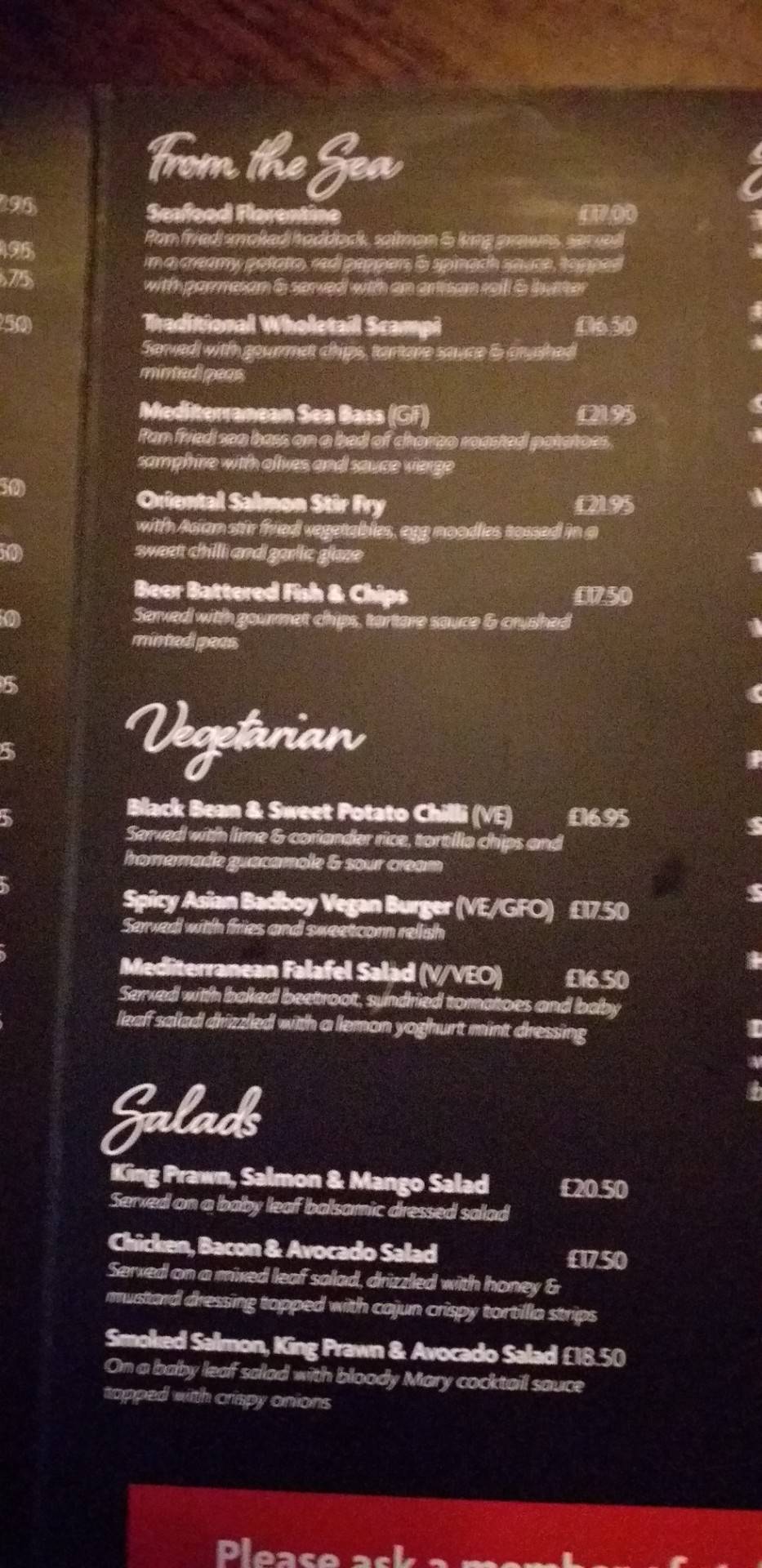 Menu at The Bold Forester pub & bar, Southampton, 120 Bridge Rd