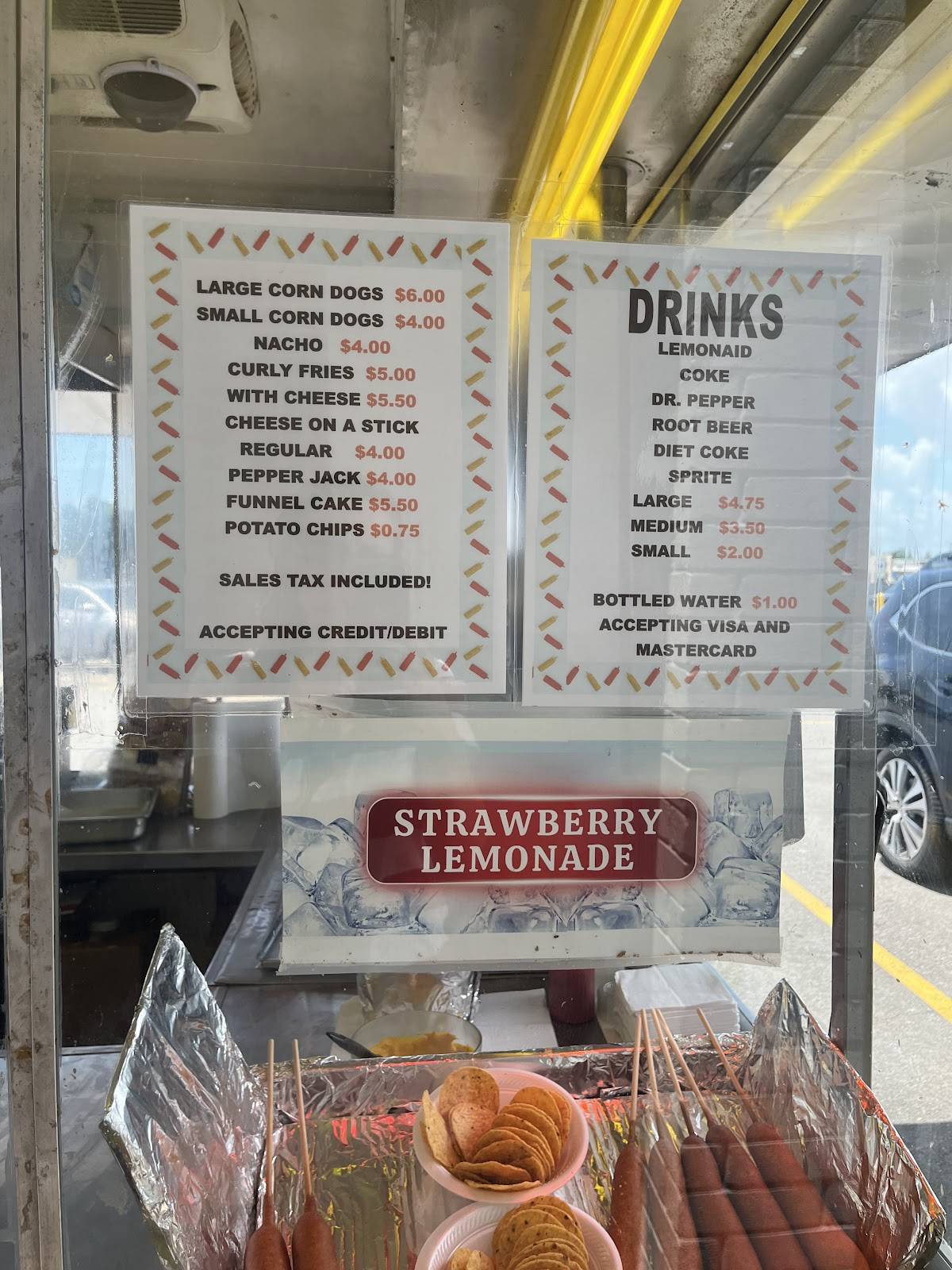 Carta del restaurante The Bridge City Corndog Stand, Bridge City