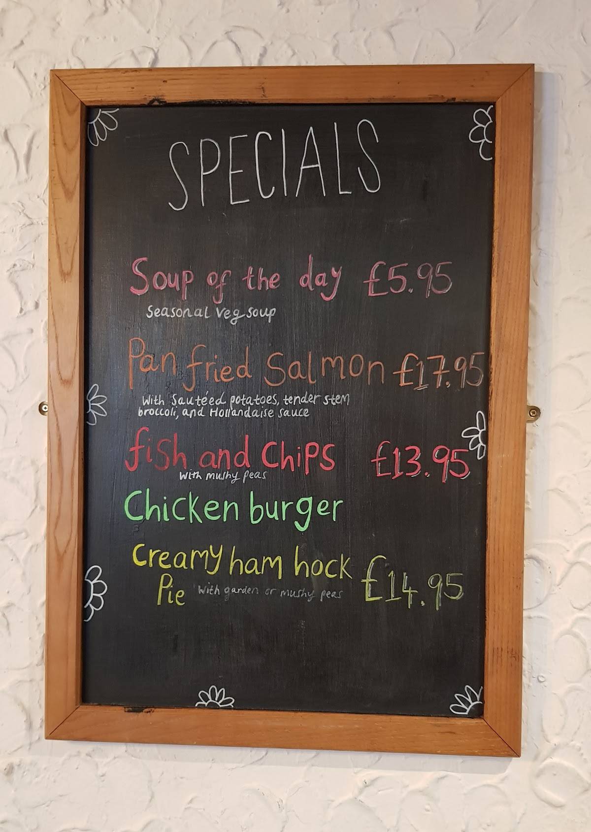 Menu at The Castle Inn Country Pub, Selby