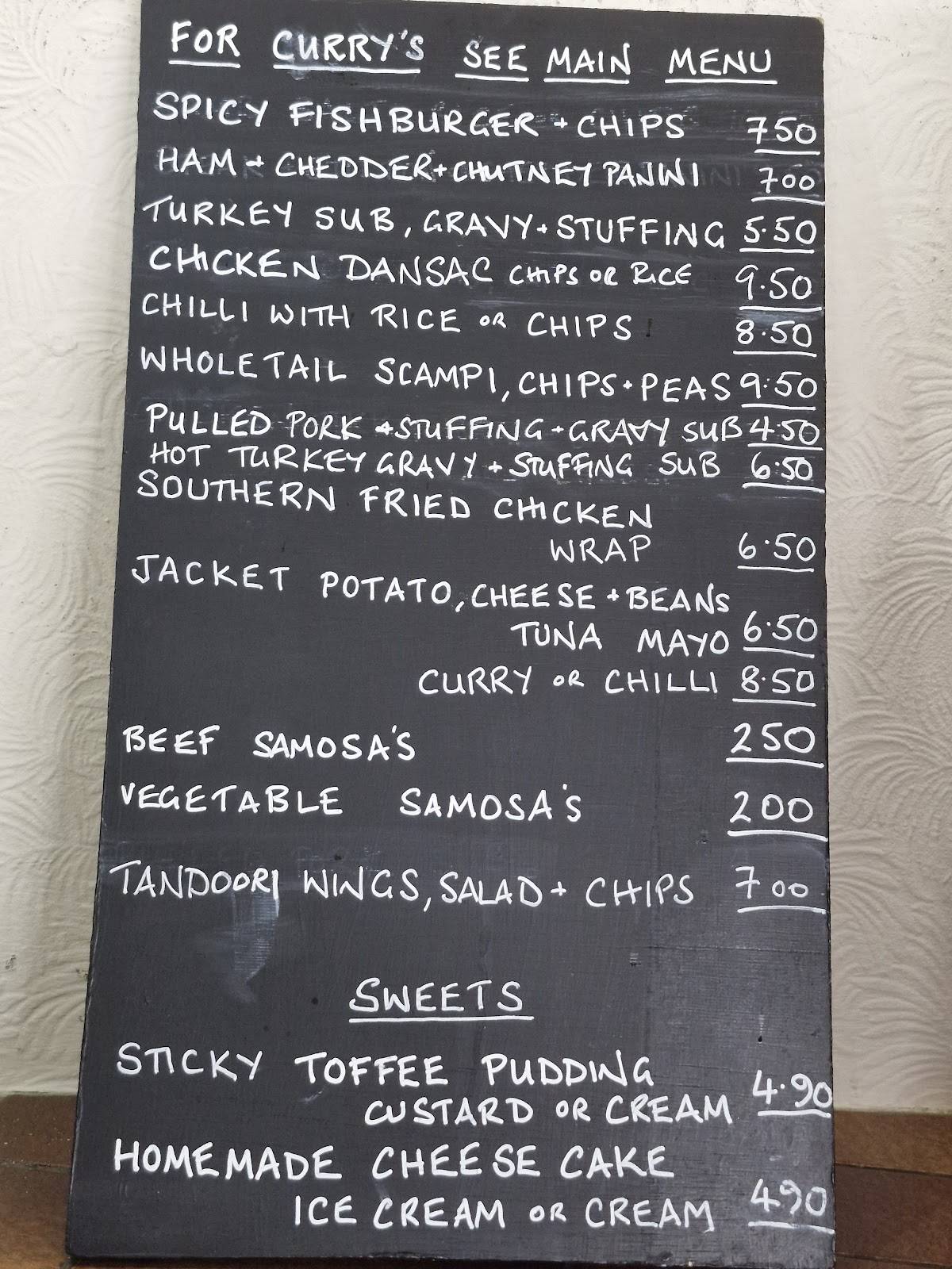 Menu at The Cider House pub & bar, England, Duken Ln