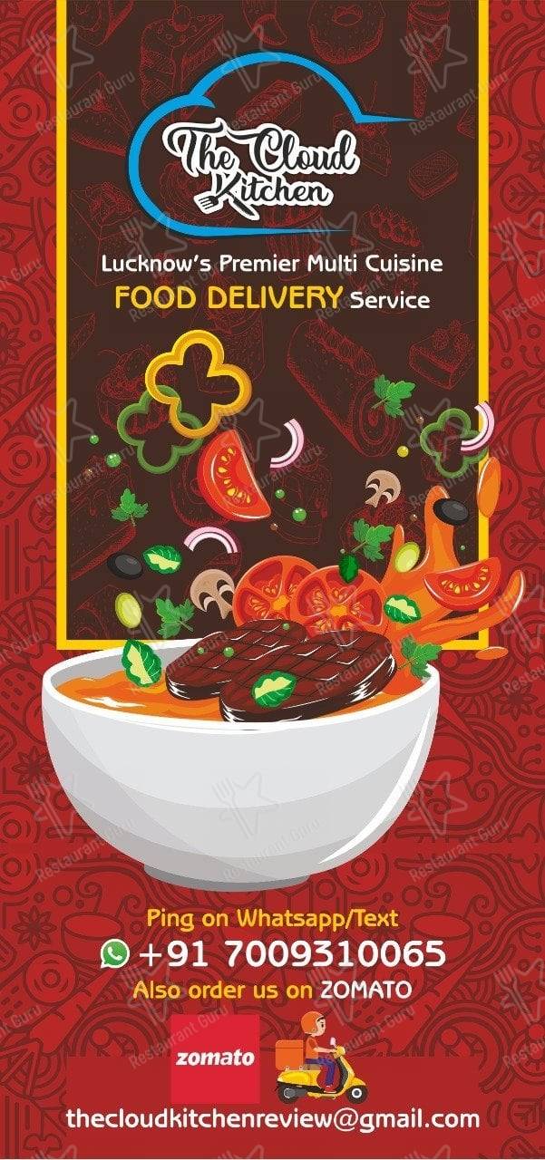 Menu at The Cloud Kitchen, Lucknow, A-105