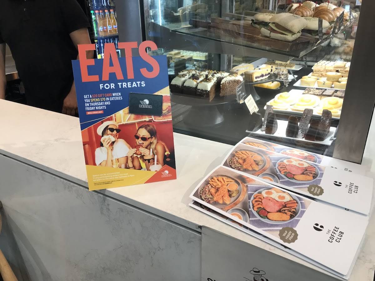 Menu at The Coffee Club, Tauranga, Shop 1103 - Bayfair Shopping Centre ...
