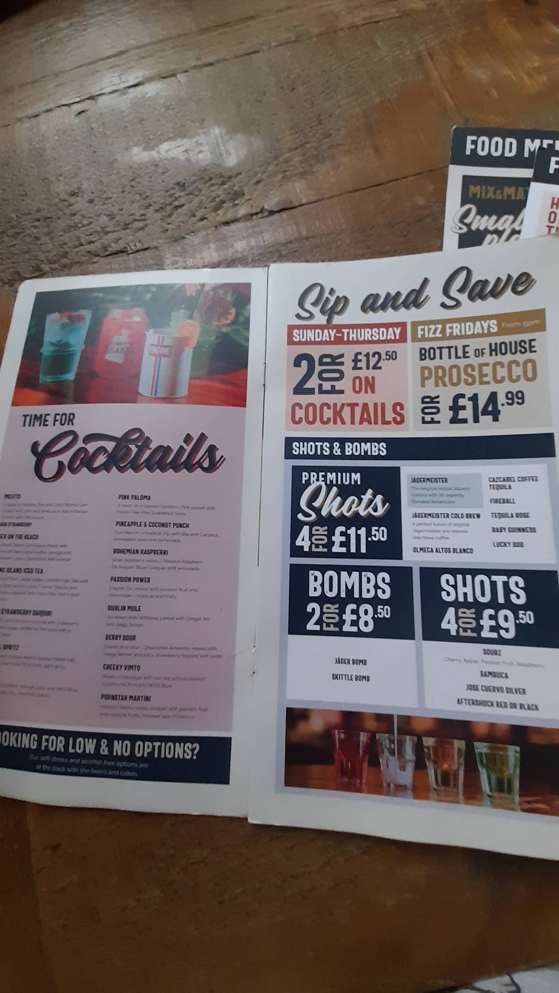 Menu at The Court pub & bar, London, 108a Tottenham Ct Rd